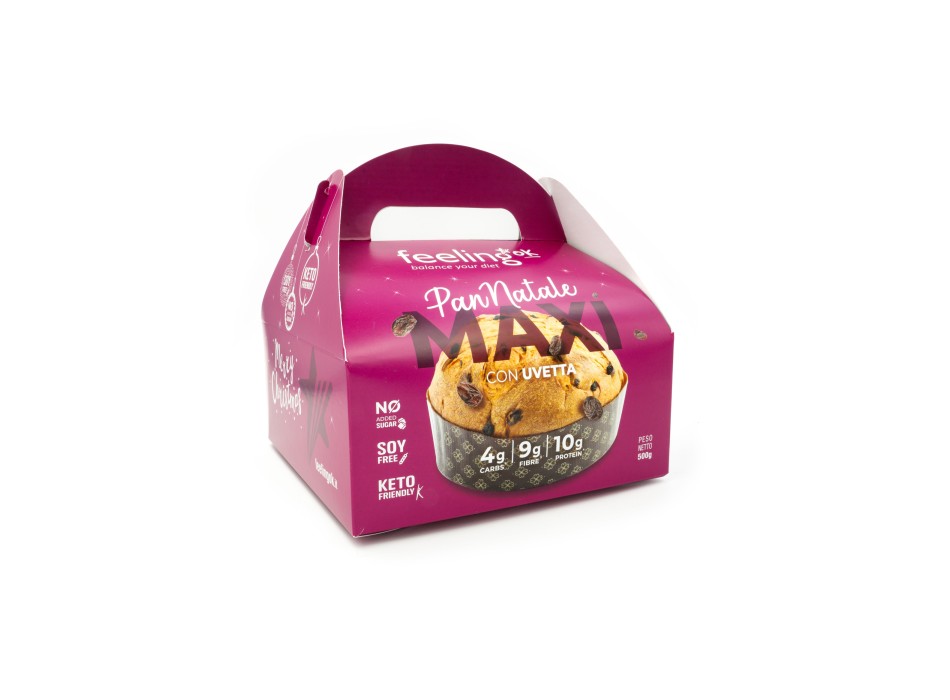 Pan Natale Maxi All'uvetta 500g - Feeling Ok | Heracles Nutrition